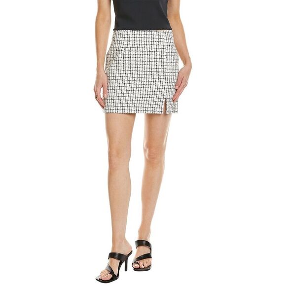 Emmie Rose | Skirts | Emmie Rose Womens Tweed Skirt White | Poshmark